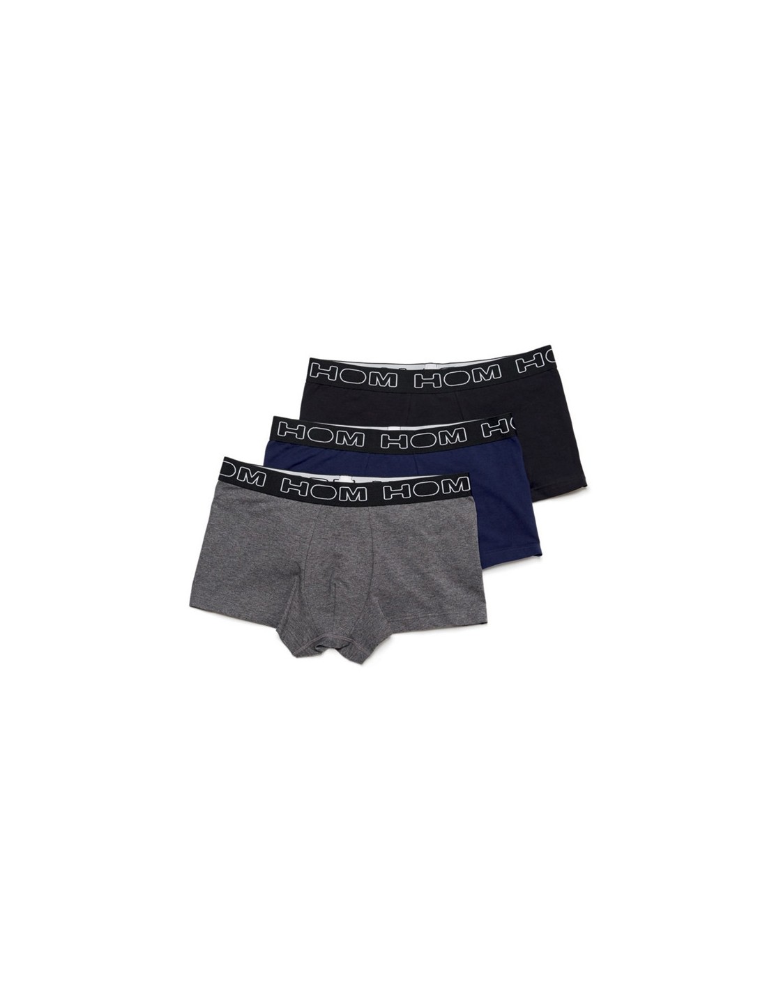 HOM Boxer Letter 3Pack Boxerlines Black, Navy, Grey Size S (4) Color Multi